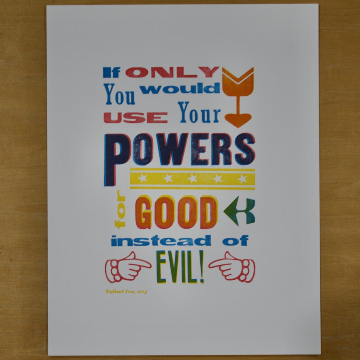 Powers for Good – Washboard Press